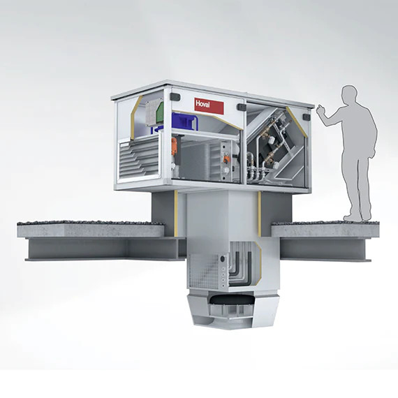 Новите покривни климатични апарати Hoval TopVent®