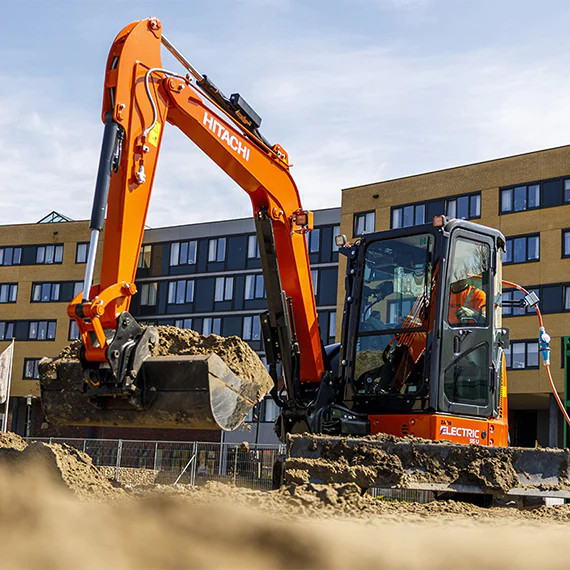 Hitachi демонстрира багер с нулеви емисии на bauma